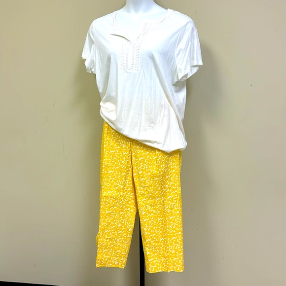 Talbots | Pants & Jumpsuits | Plus Size Talbots Capris Set | Poshmark